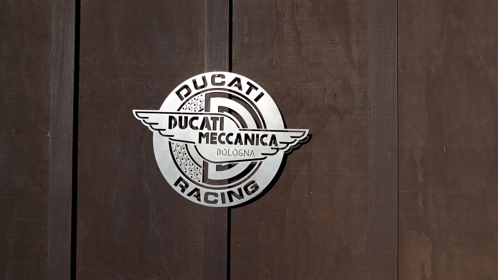 Ducati – White Fire - Metal Craft, Signwriting, Airbrushing