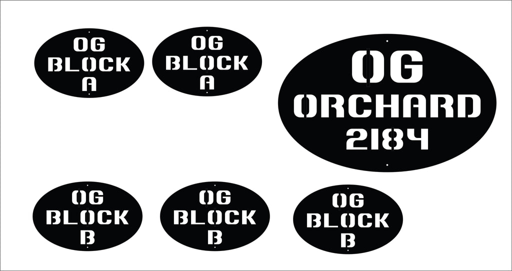 OG orchard – White Fire - Metal Craft, Signwriting, Airbrushing